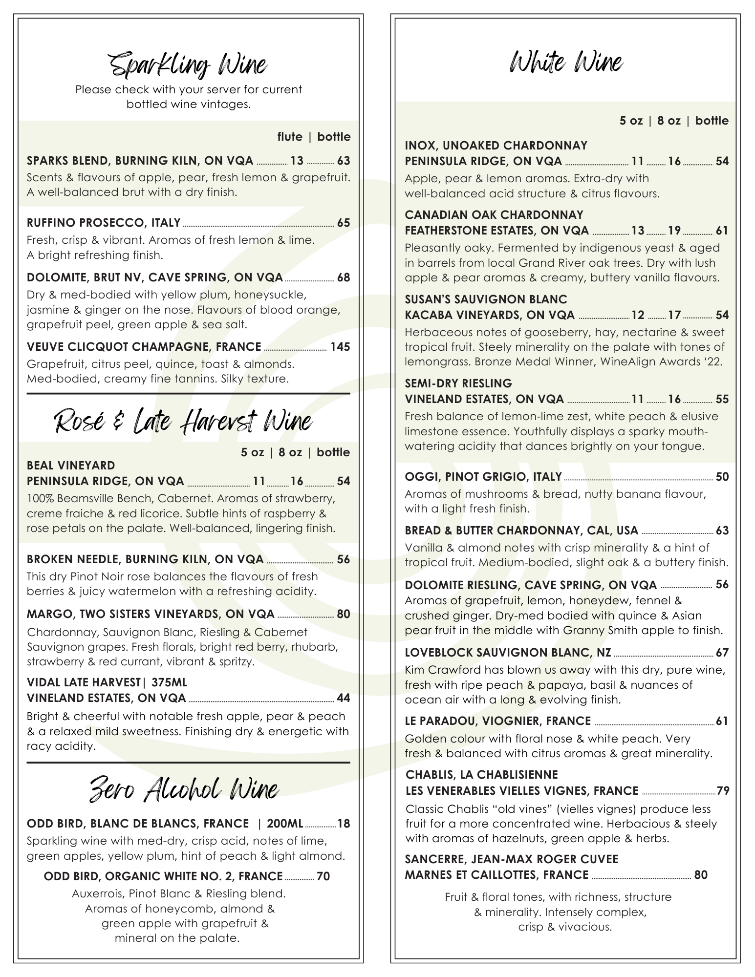 Bar Menu | Twisted Lemon Restaurant – Twisted Lemon - Restaurant ...