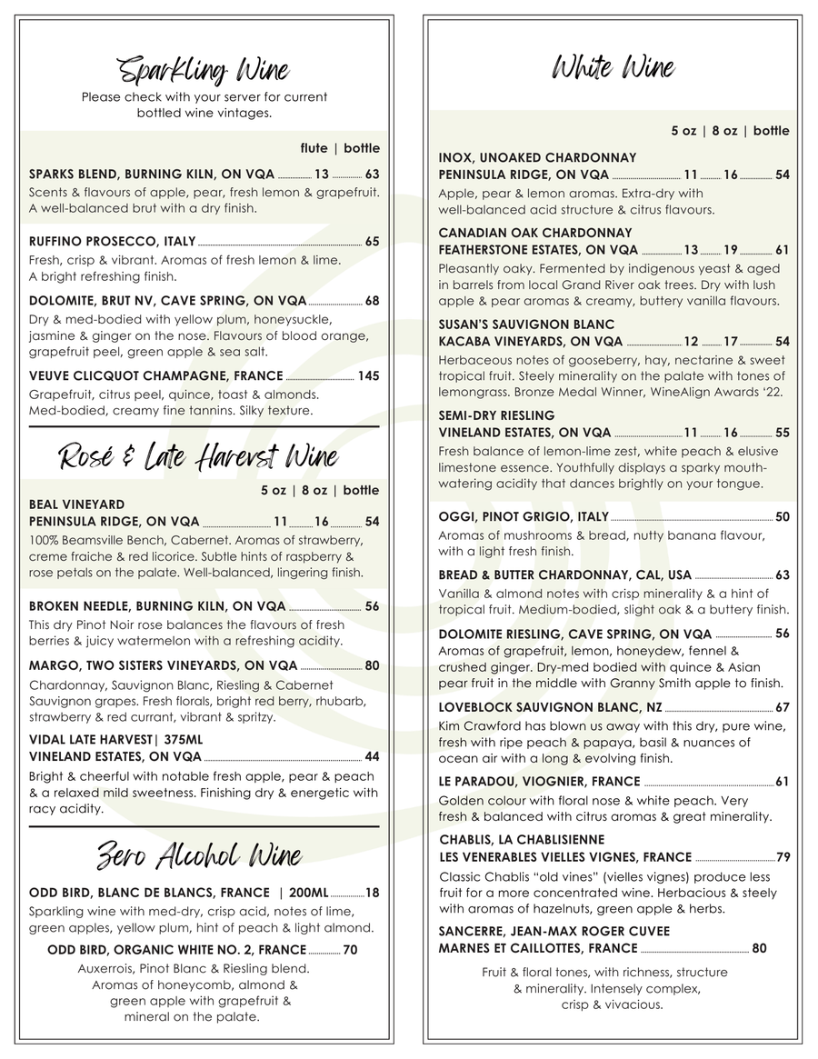 Bar Menu | Twisted Lemon Restaurant – Twisted Lemon - Restaurant ...